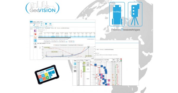 GeoVision® - P : Complete software for pressuremeter tests | Apageo